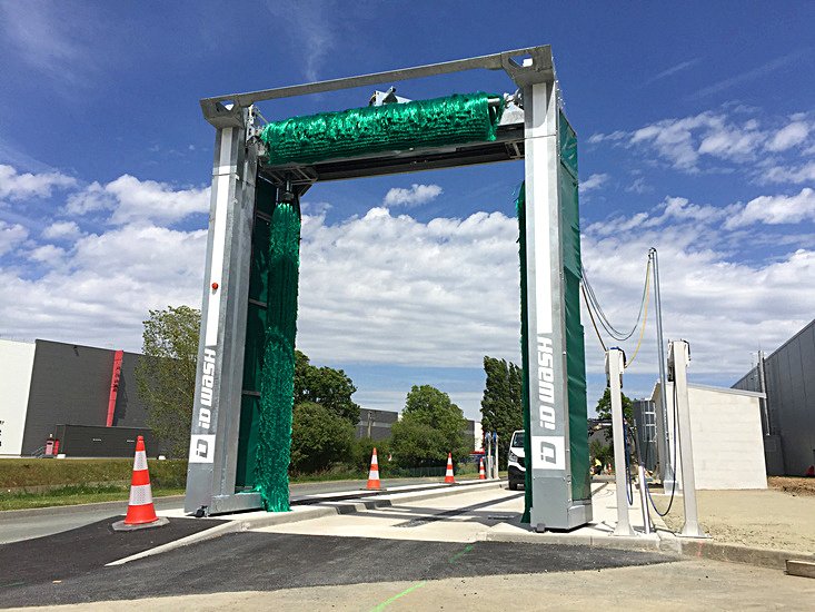 Transports LEROY Logistique : portique de lavage ID3 équipée d’une ...